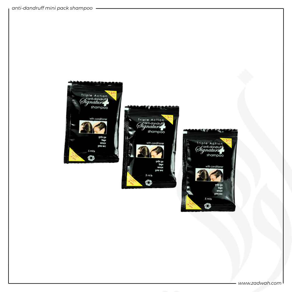 Army Pharma – Signature Anti-Dandruff Mini Pack Shampoo – Zadwah